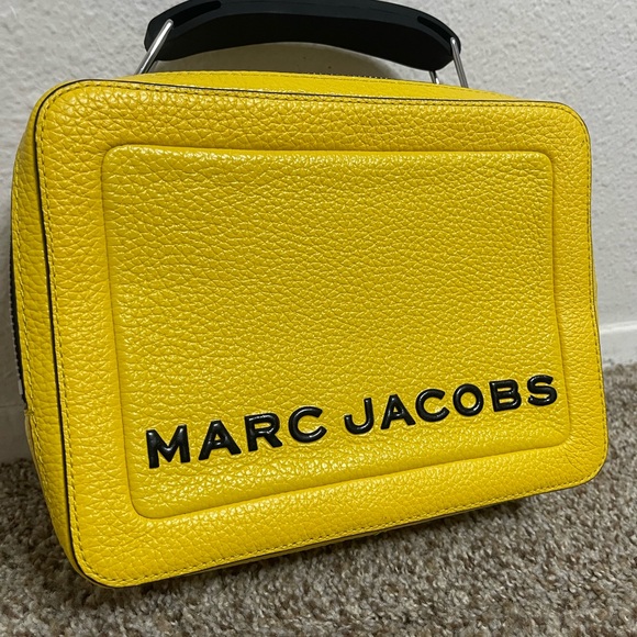 Marc Jacobs | Bags | Marc Jacobs Vibrant Yellow Leather Accessory ...